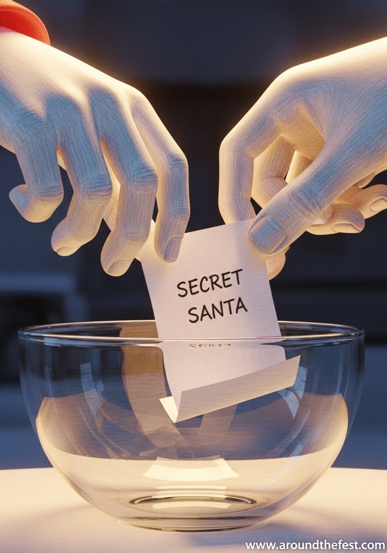 Name Draw Secret Santa – Creative and Festive Ideas - aroundthefest.com