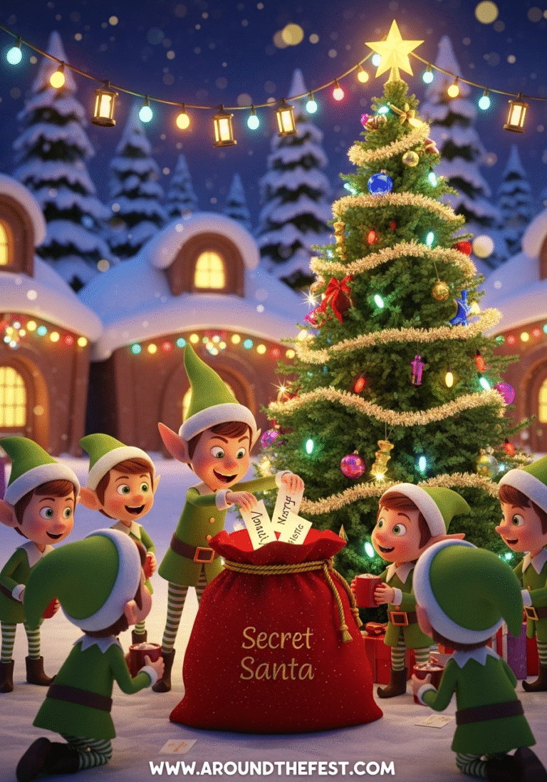 Name Draw Secret Santa – Creative and Festive Ideas - aroundthefest.com