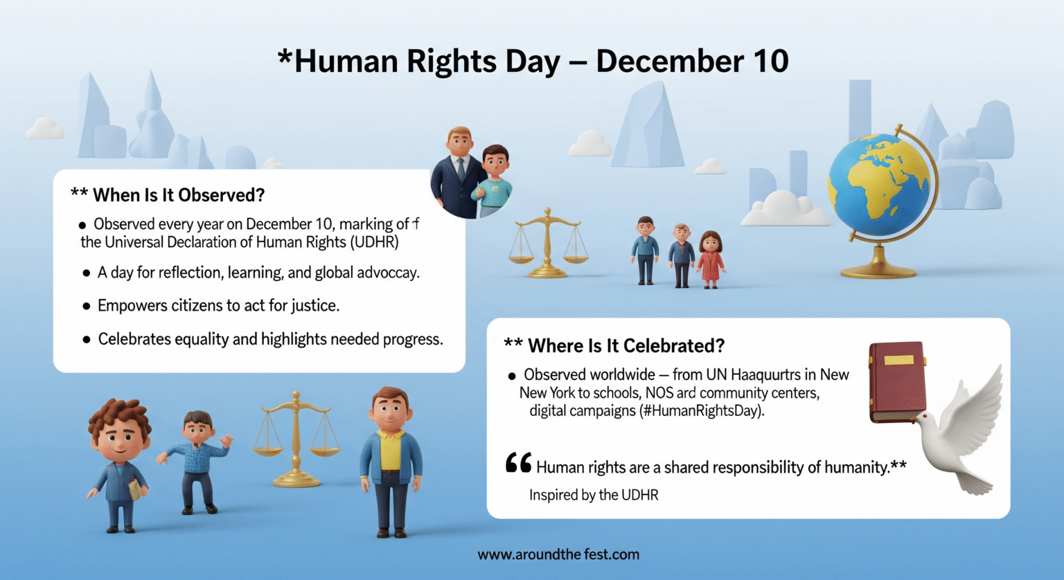 Why Is Human Rights Day Important? Meaning & Relevance - aroundthefest.com