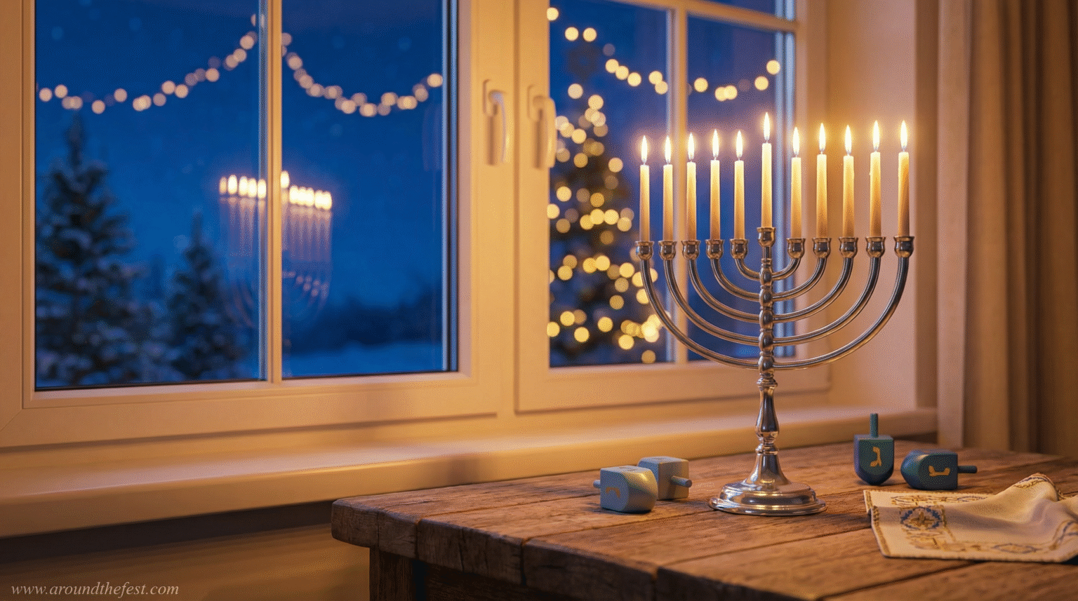 Why We Celebrate Hanukkah for 8 Days Around the World - aroundthefest.com